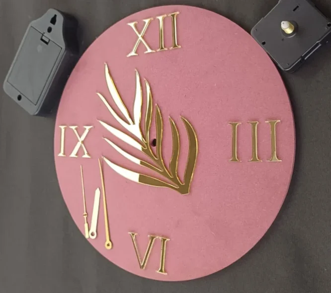 acrylic full clock set with acrylic number for resin art – Epoxy Art India