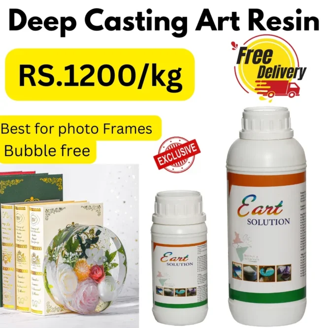 Deep Casting Art Resin Best for Photo Frame’s Ratio (3:1) 1kg – Epoxy ...