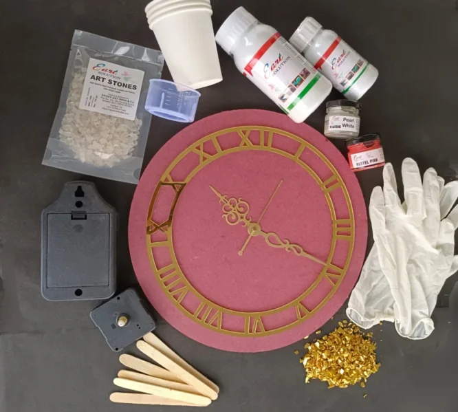 Clock Making Beginner resin Art kit – Epoxy Art India