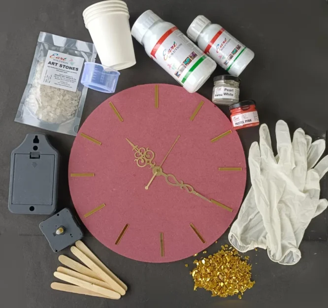 Clock Making Beginner resin Art kit 11.5 inches – Epoxy Art India