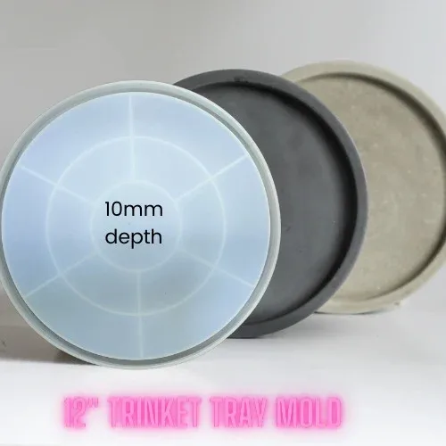 Round plate Silicon Mold 12 inches – Epoxy Art India