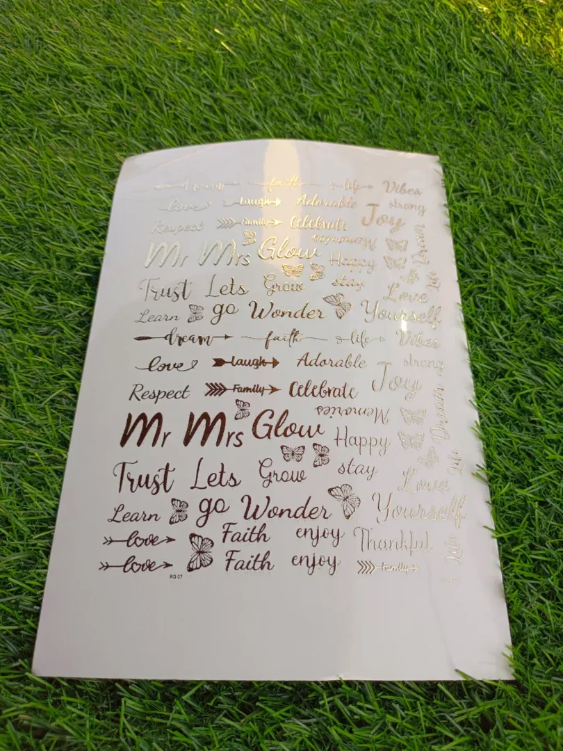 Sticker Sheet For Resin Art – Epoxy Art India