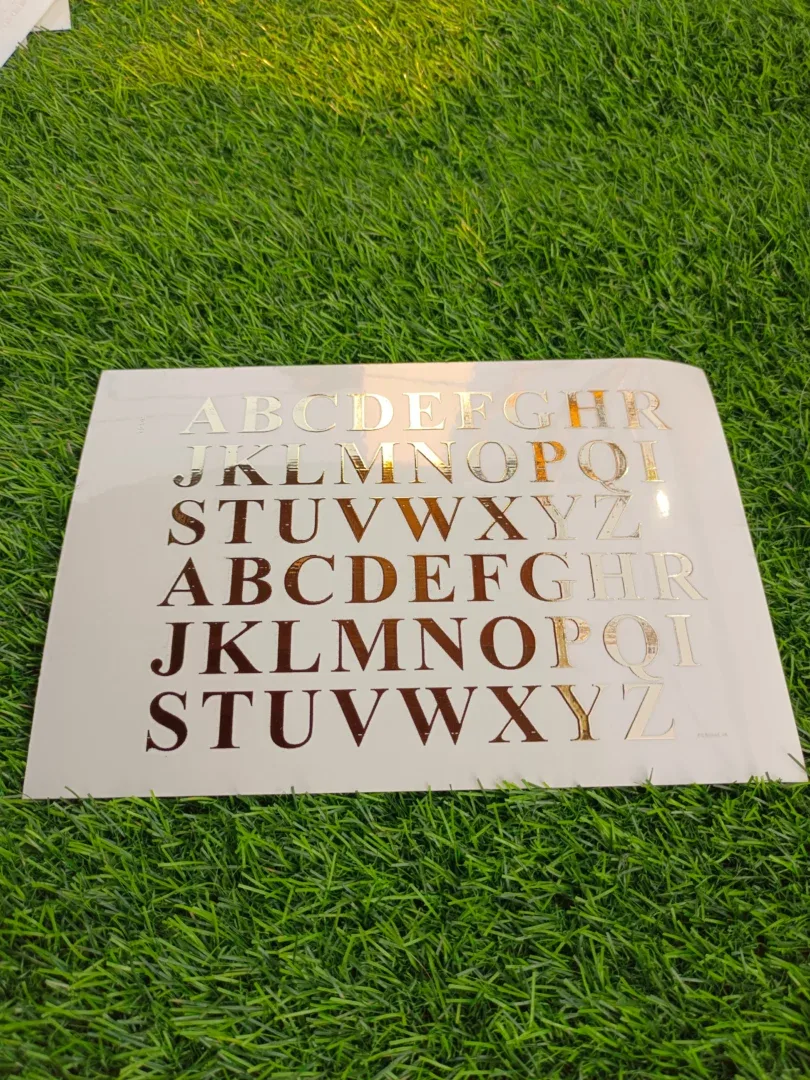 Big Size Capital Alphabet Sticker for resin art – Epoxy Art India