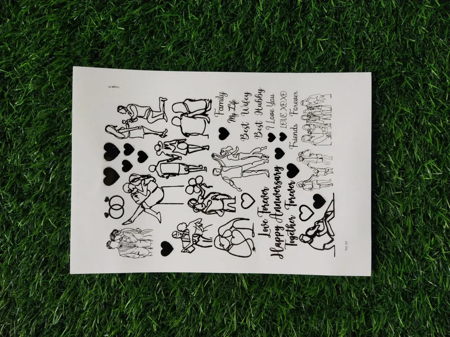 Embossed Gold Stickers sheet 0027 Big Size Capital Alphabet Sticker ...