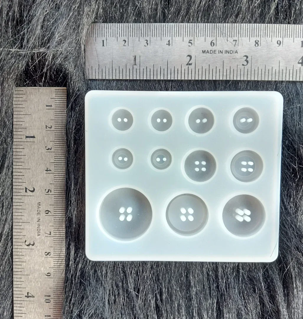 Multishape Button Mold Silicon Jewelry Making For Resin Art – Epoxy Art ...