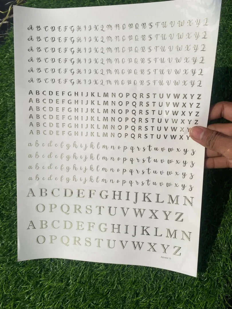 Sticker Sheet For Resin Art – Epoxy Art India