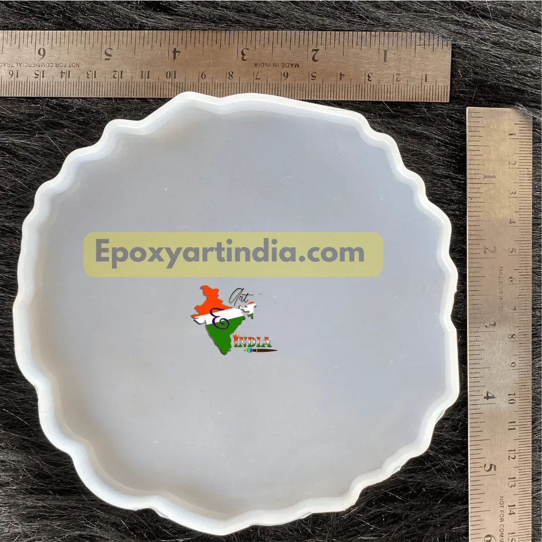 6 Inches Agate round coaster mold for resin Art – Epoxy Art India
