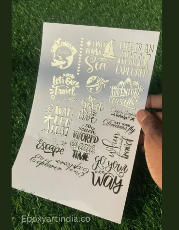 Sticker Sheet For Resin Art – Epoxy Art India