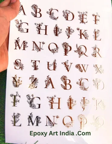 Sticker Sheet For Resin Art – Epoxy Art India