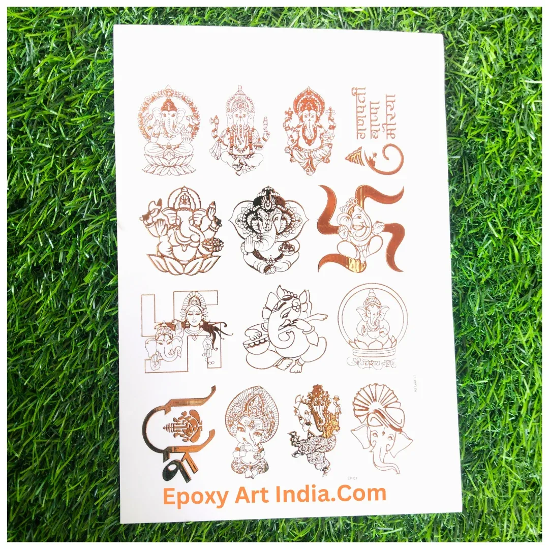 Sticker Sheet For Resin Art – Epoxy Art India
