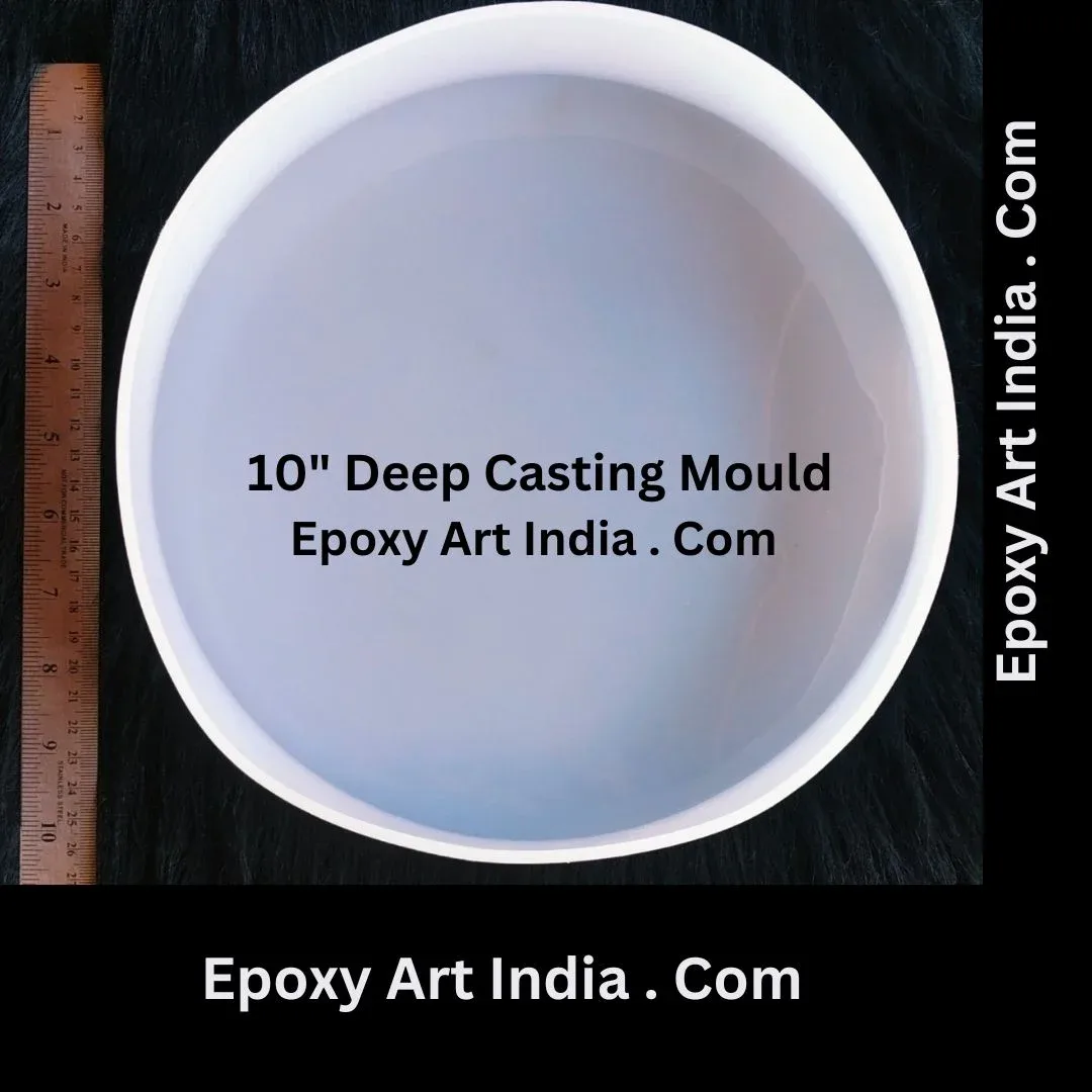 10″ inches Deep Casting Round /silicone Mold For Resin Art – Epoxy Art ...