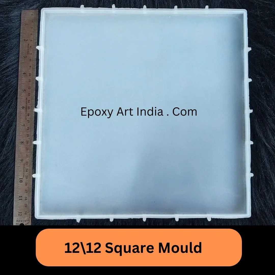 12X12 Square mold For Resin Art – Epoxy Art India