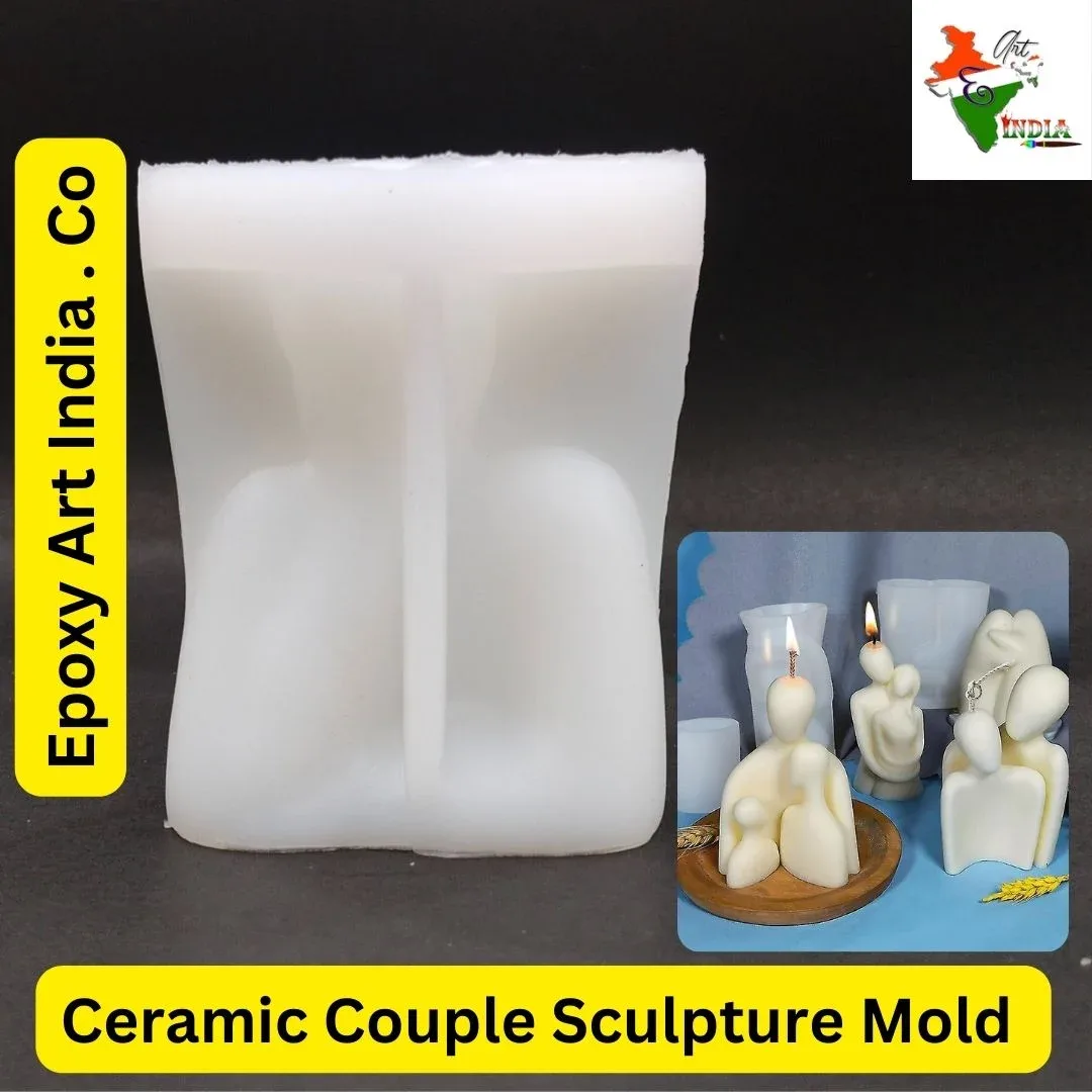 Ceramic Couple Sculpture Mold For Candle Art – Epoxy Art India