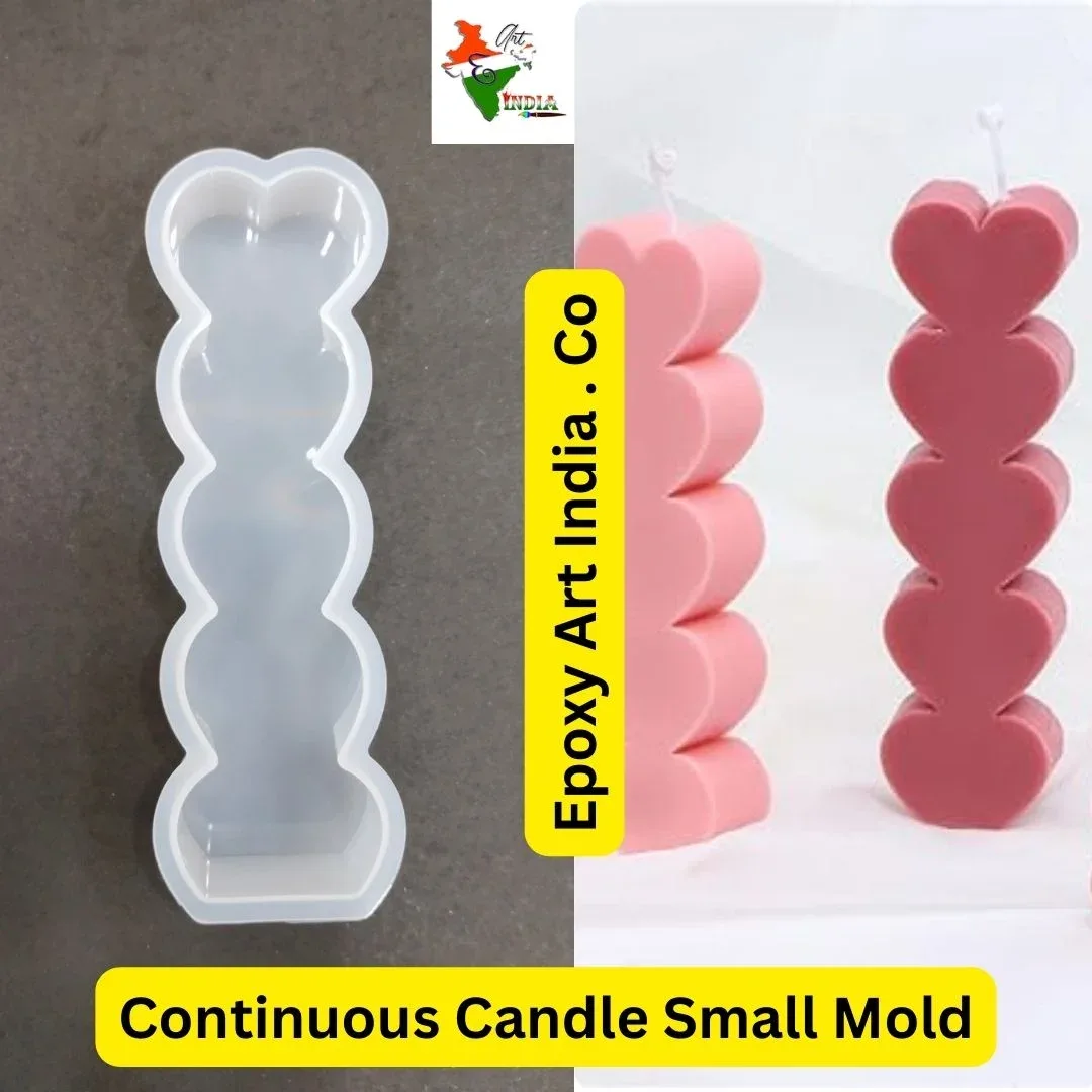 Continuous Candle Small Mold For Candle Art – Epoxy Art India