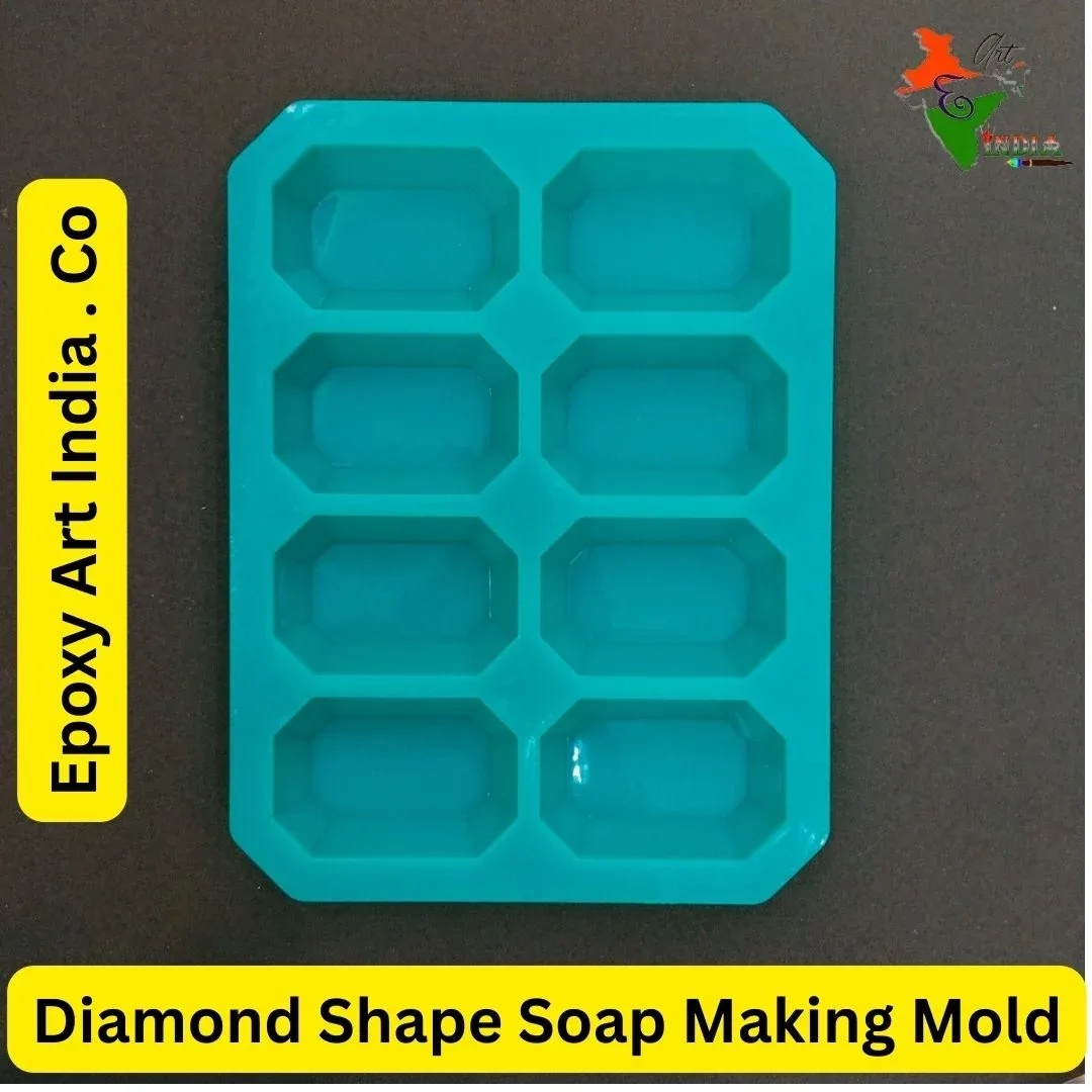 8 CVT Diamond Shape Soap Making Mold – Epoxy Art India