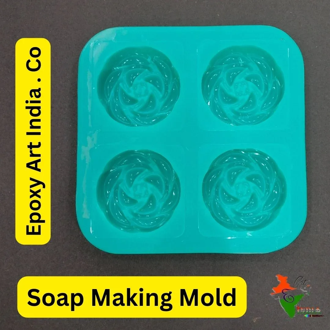 9 CVT Rectangle Soap Making Mold With Edges – Epoxy Art India