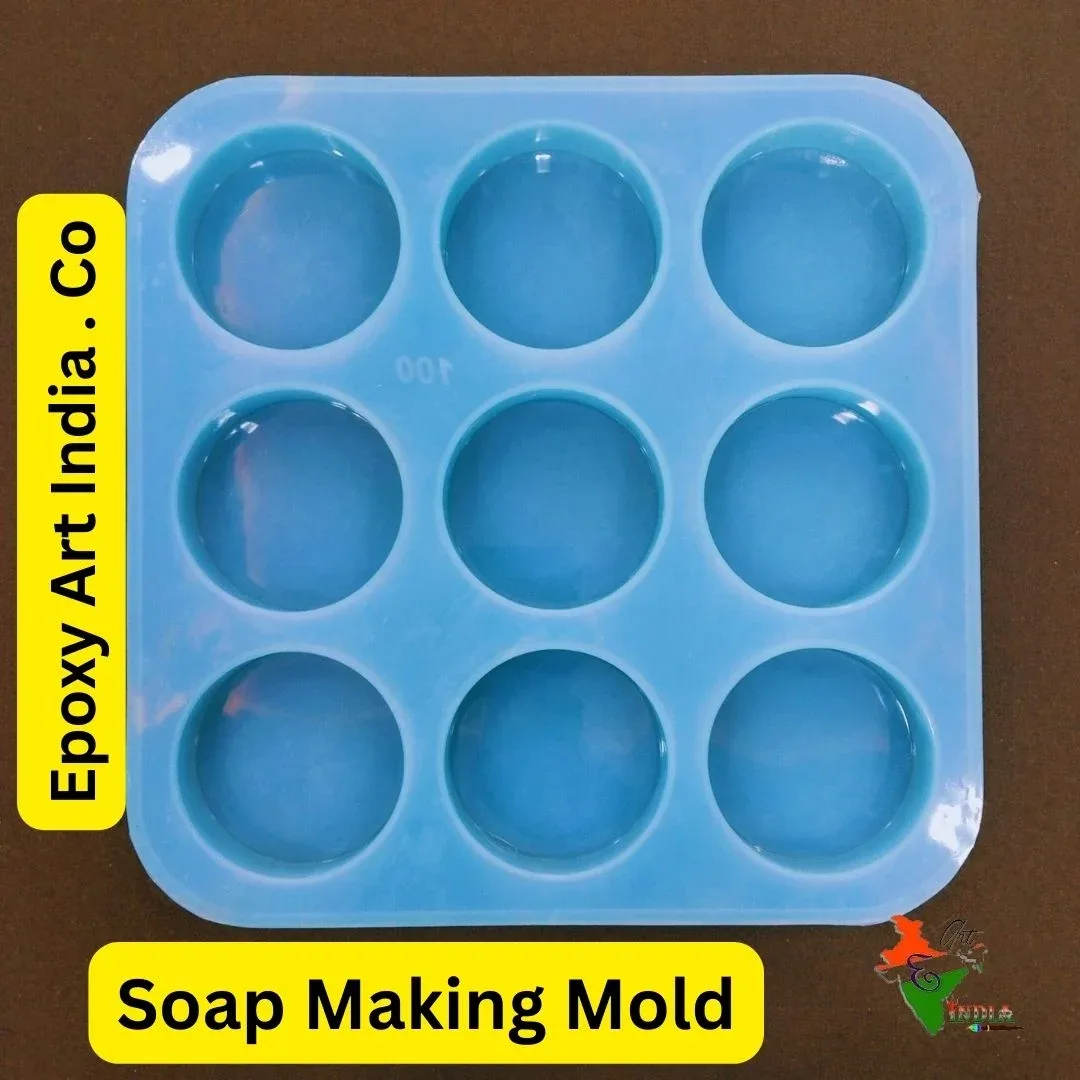9 CVT Round Shape Soap Making Mold – Epoxy Art India