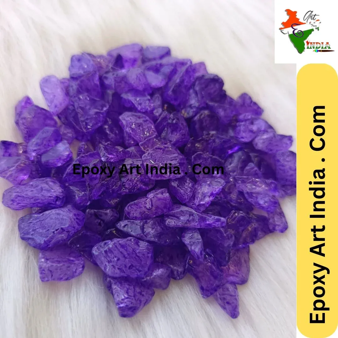Purple Stones For Resin Art – Epoxy Art India