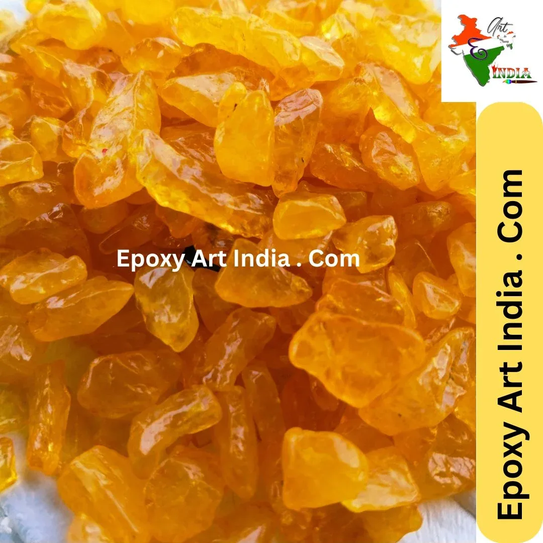 Yellow Stone For Resin Art – Epoxy Art India