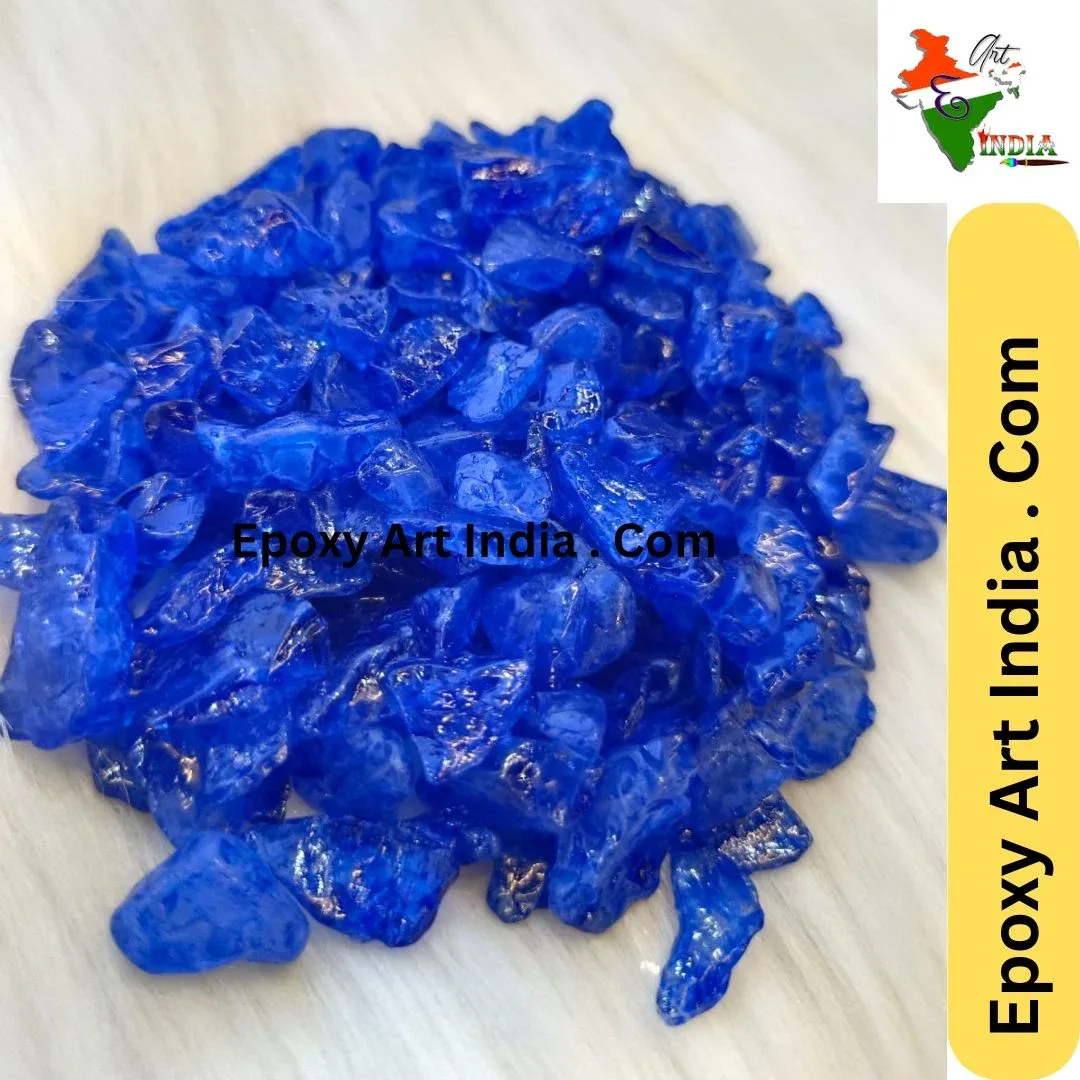 Sky Blue Stones For Resin Art – Epoxy Art India