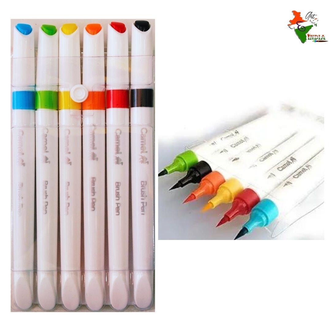 Camel Brush Pen Set Of 6 Shades – Epoxy Art India