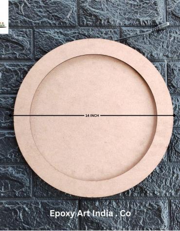 MDF and Clock MATERIALS – Epoxy Art India