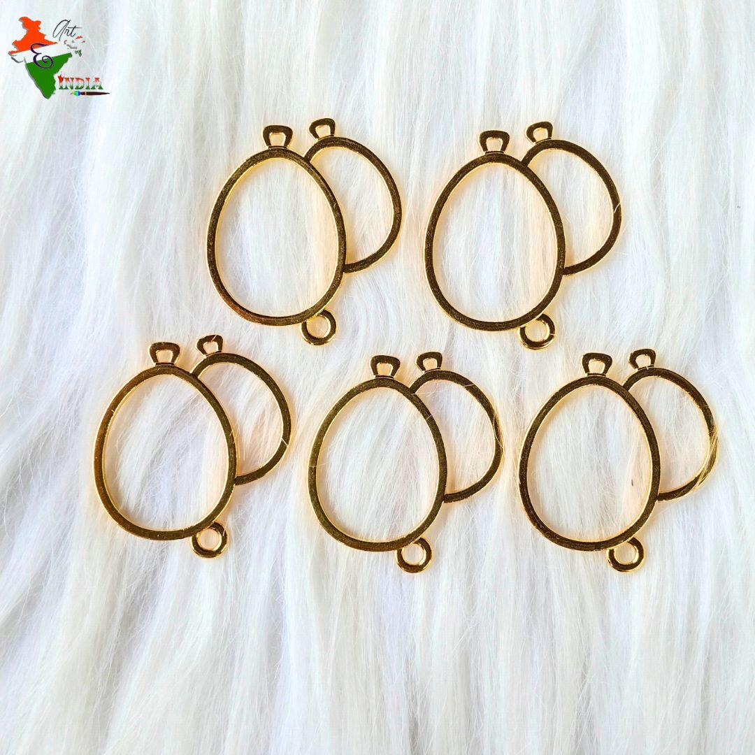 GOLD BALLOON BEZELS FOR RESIN ART (SET OF 5) – Epoxy Art India
