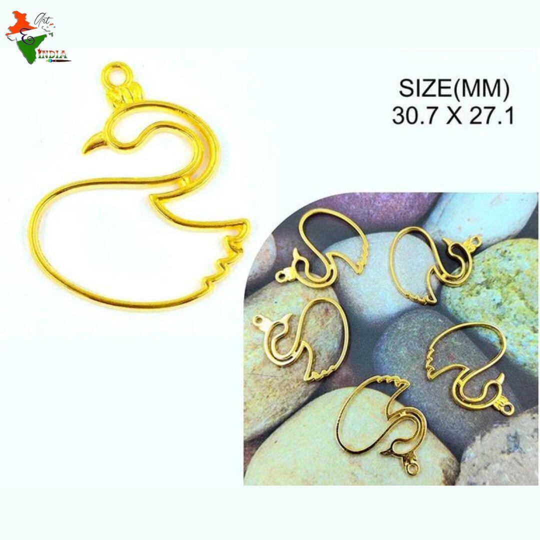 Gold Duck Bezels For Resin Art (Set of 5) – Epoxy Art India
