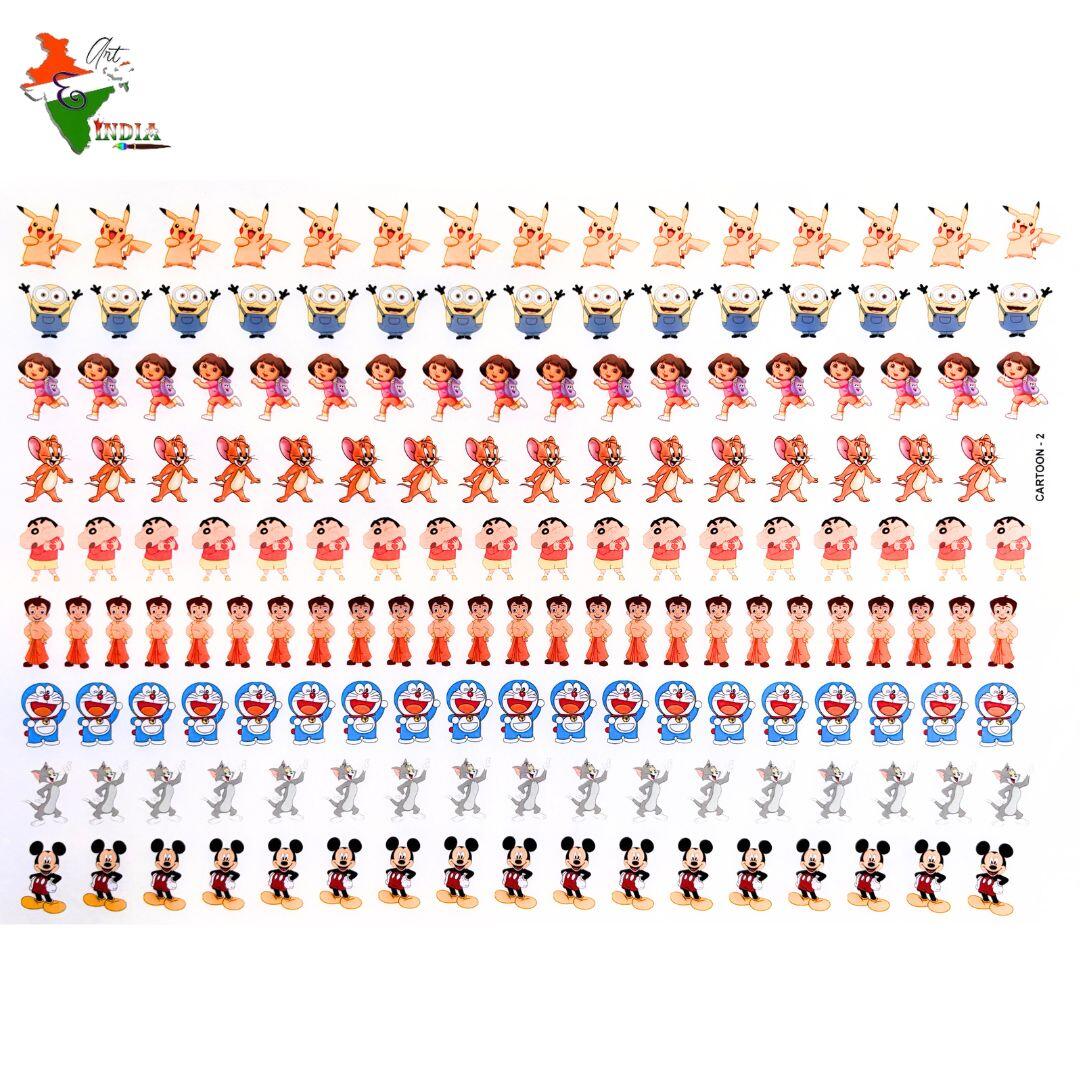 INSERT SHEET FOR RESIN ART ( IS 006) MIXED CARTOON STICKER – Epoxy Art India