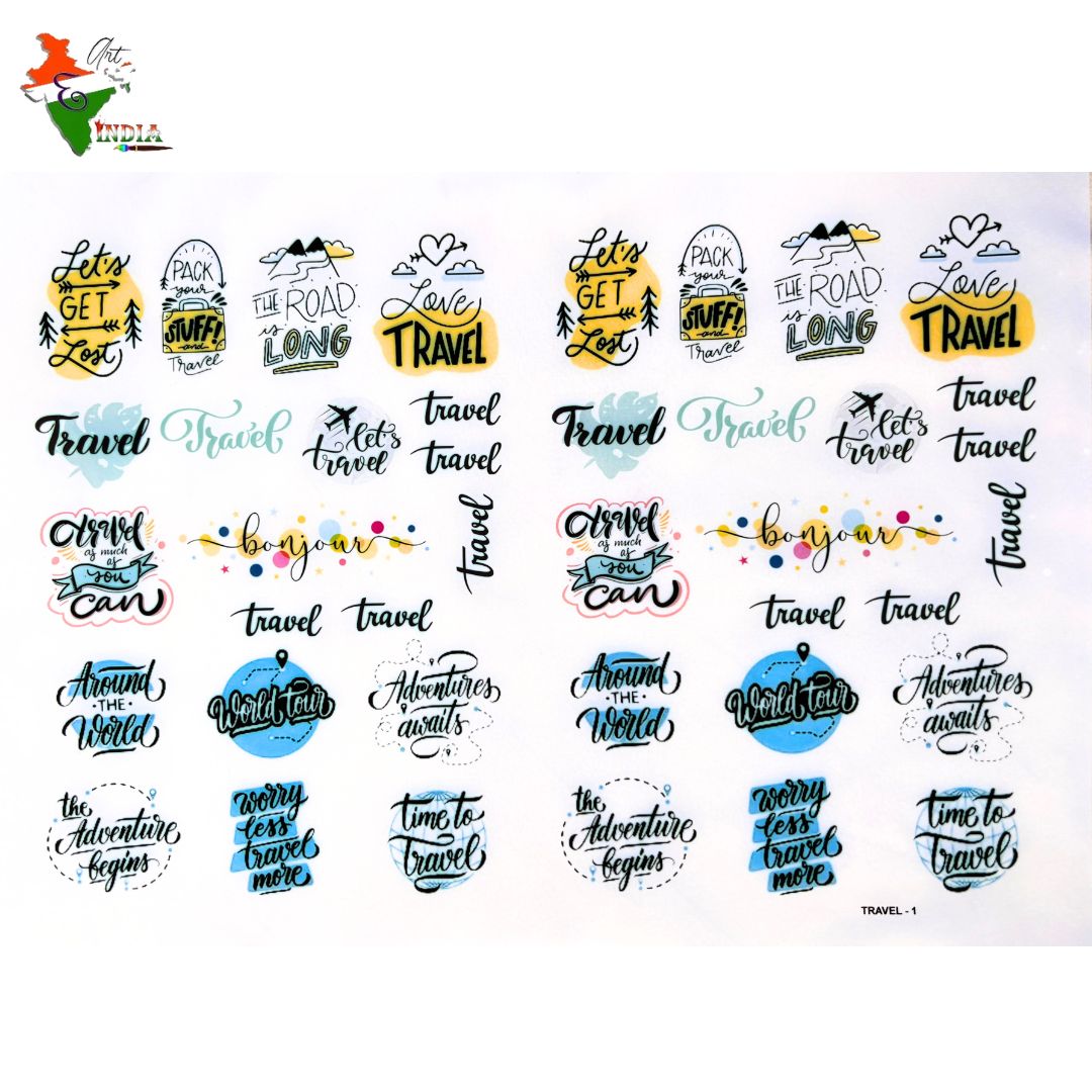 INSERT SHEET FOR RESIN ART ( IS 006) MIXED CARTOON STICKER – Epoxy Art ...